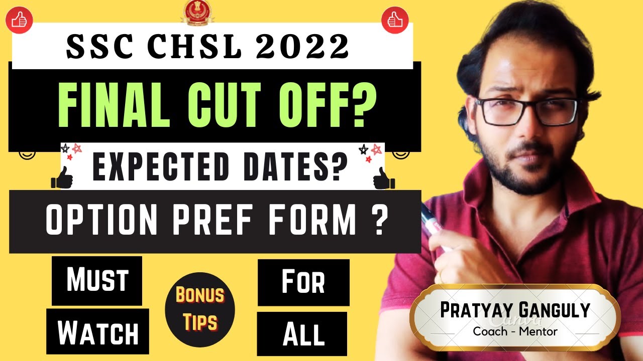 SSC CHSL 2022 - Expected Final Cut Off | Made For SSC - YouTube