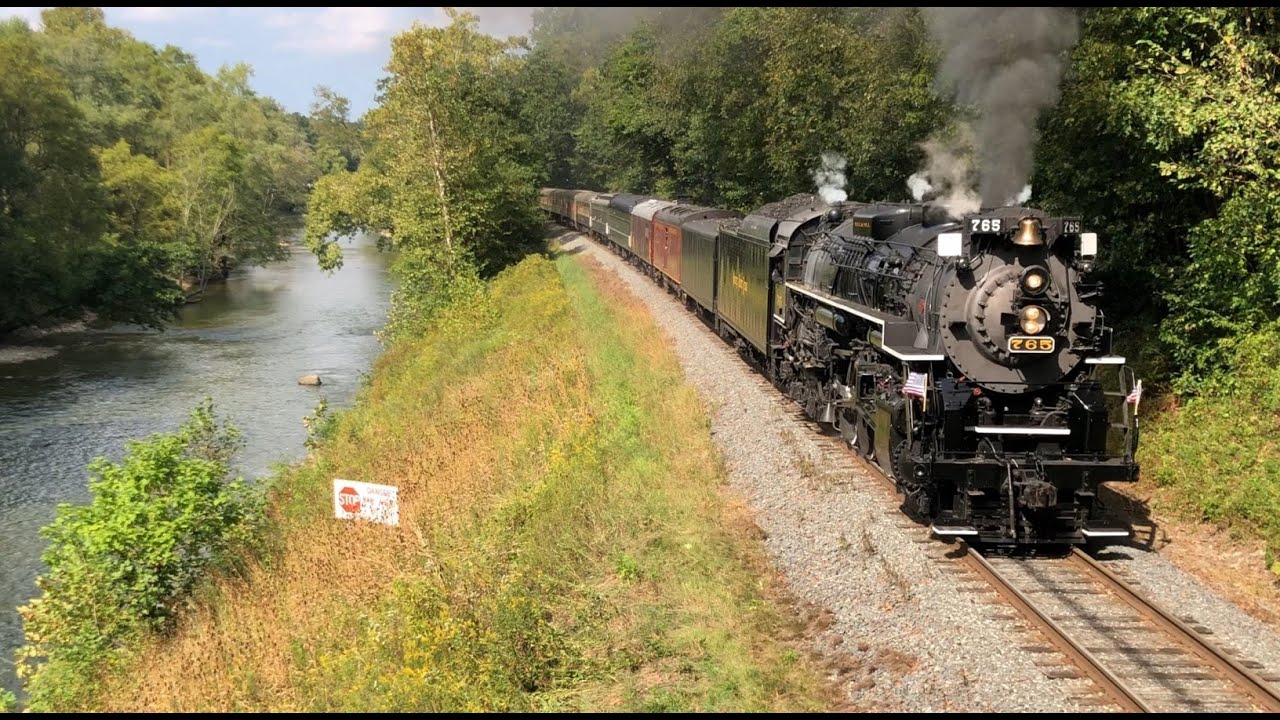 NKP 765 Steam In The Valley 2019 (4k 60fps) - YouTube