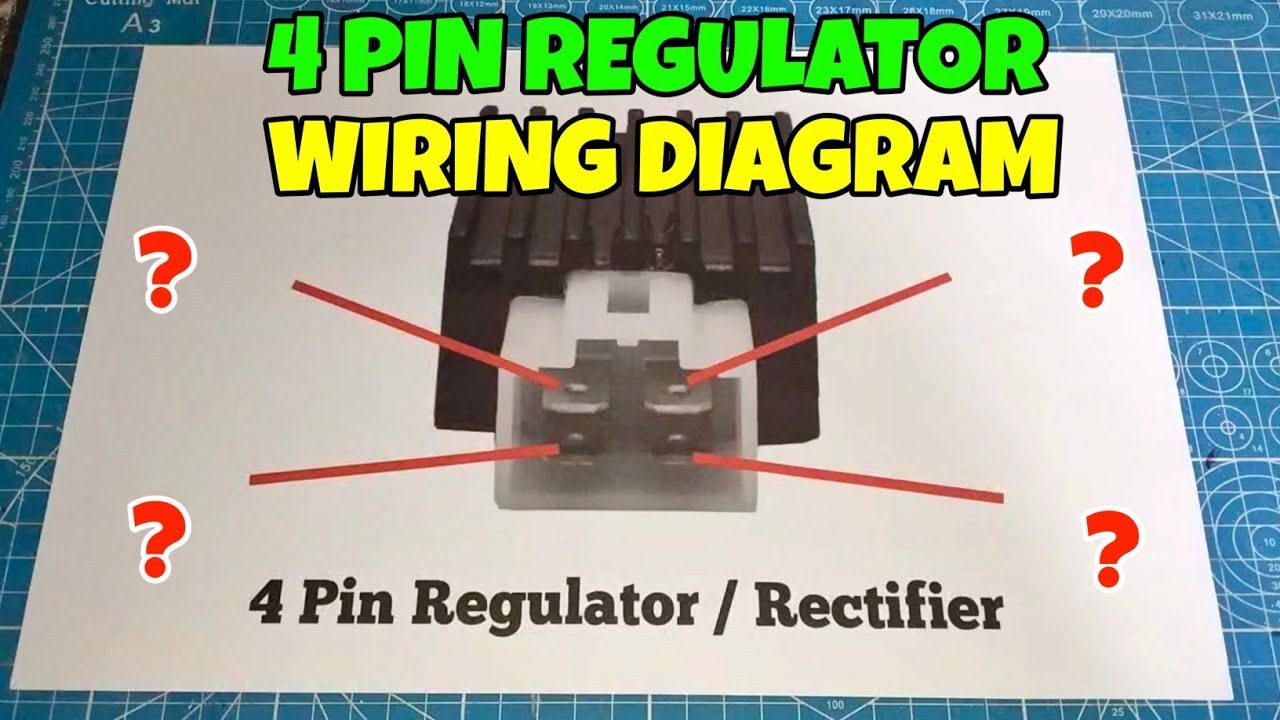 4 PIN REGULATOR/RECTIFIER WIRING DIAGRAM - YouTube