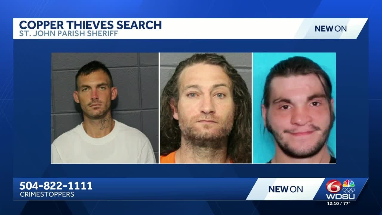 Three sought in connection with copper thefts in Reserve - YouTube