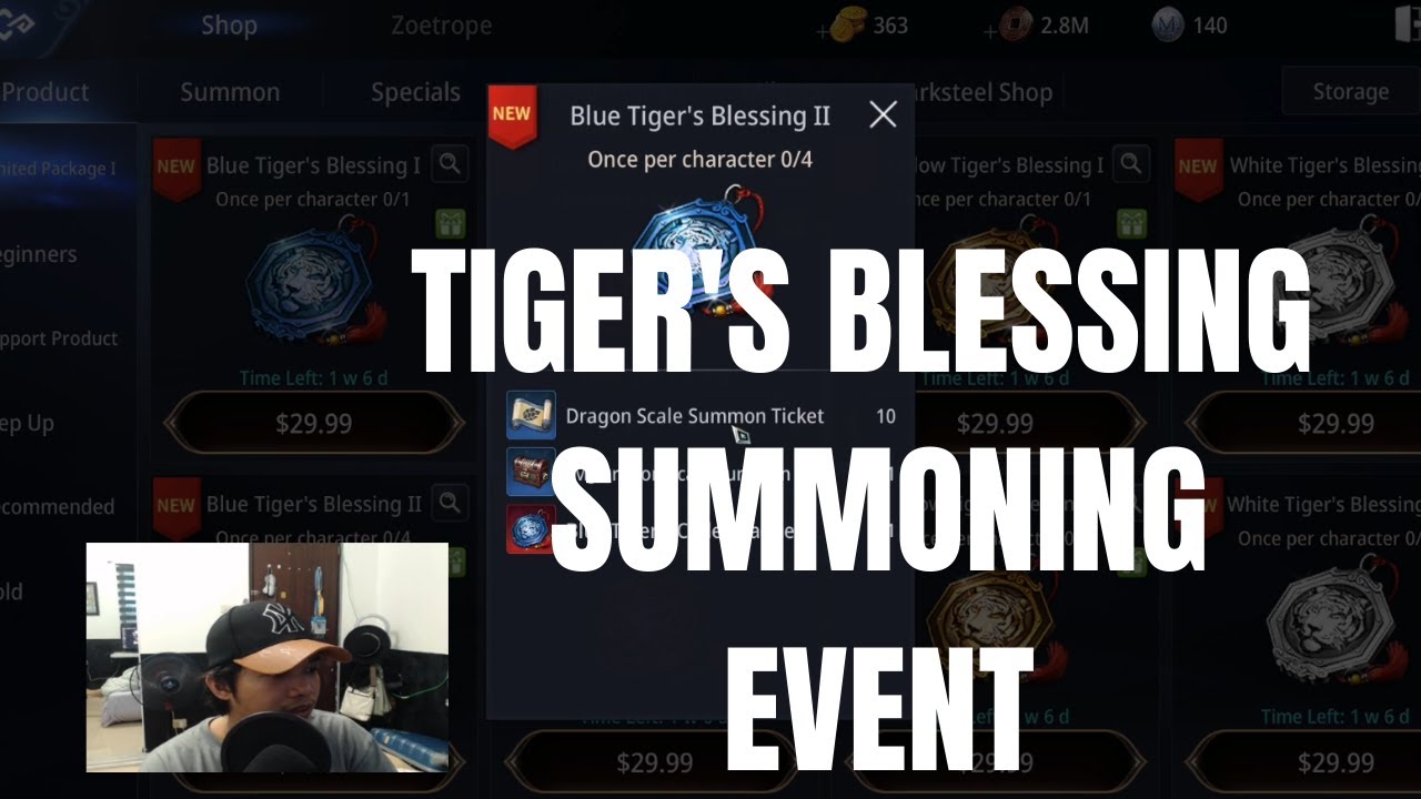 MIR4 TIGER'S BLESSING / MASTER OF SUMMONING EXPLAINED (TAGALOG) # ...