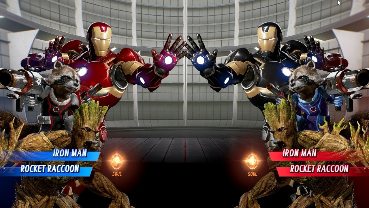 Iron Man & Blue Rocket Raccoon VS Iron Man & Red Rocket Raccoon ...
