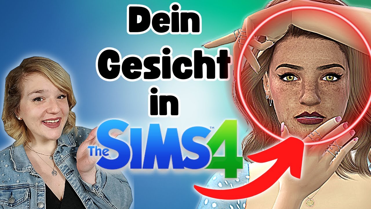 DEIN GESICHT in die Sims 4 ANLEITUNG│Photoshop│Anleitung│Deutsch - YouTube
