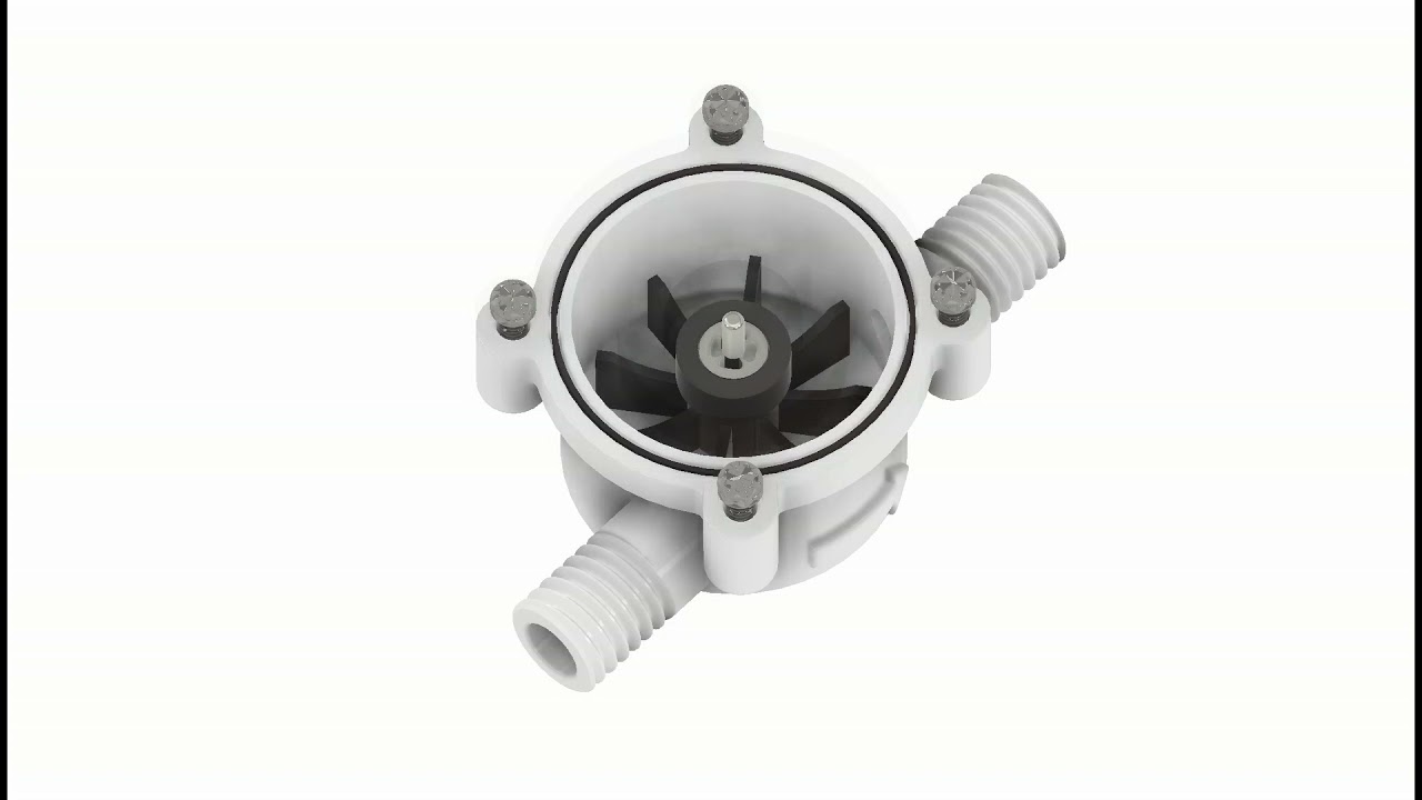 Mini Impeller Type Water Flow Sensor 1-30 l/min - YouTube