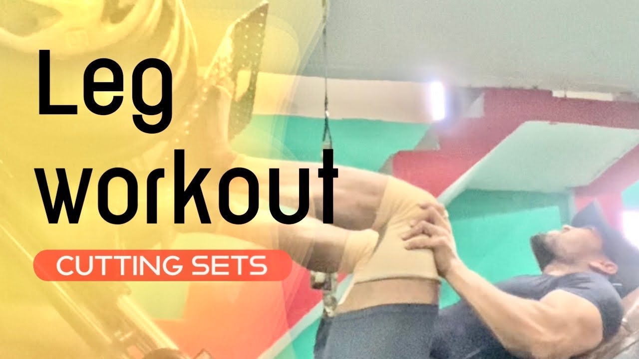 Leg Workout || Cutting Workout 🏋️‍♀️ - YouTube