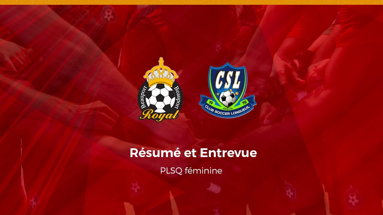 PLSQ-F - Royal Sélect v CS Longueuil - YouTube