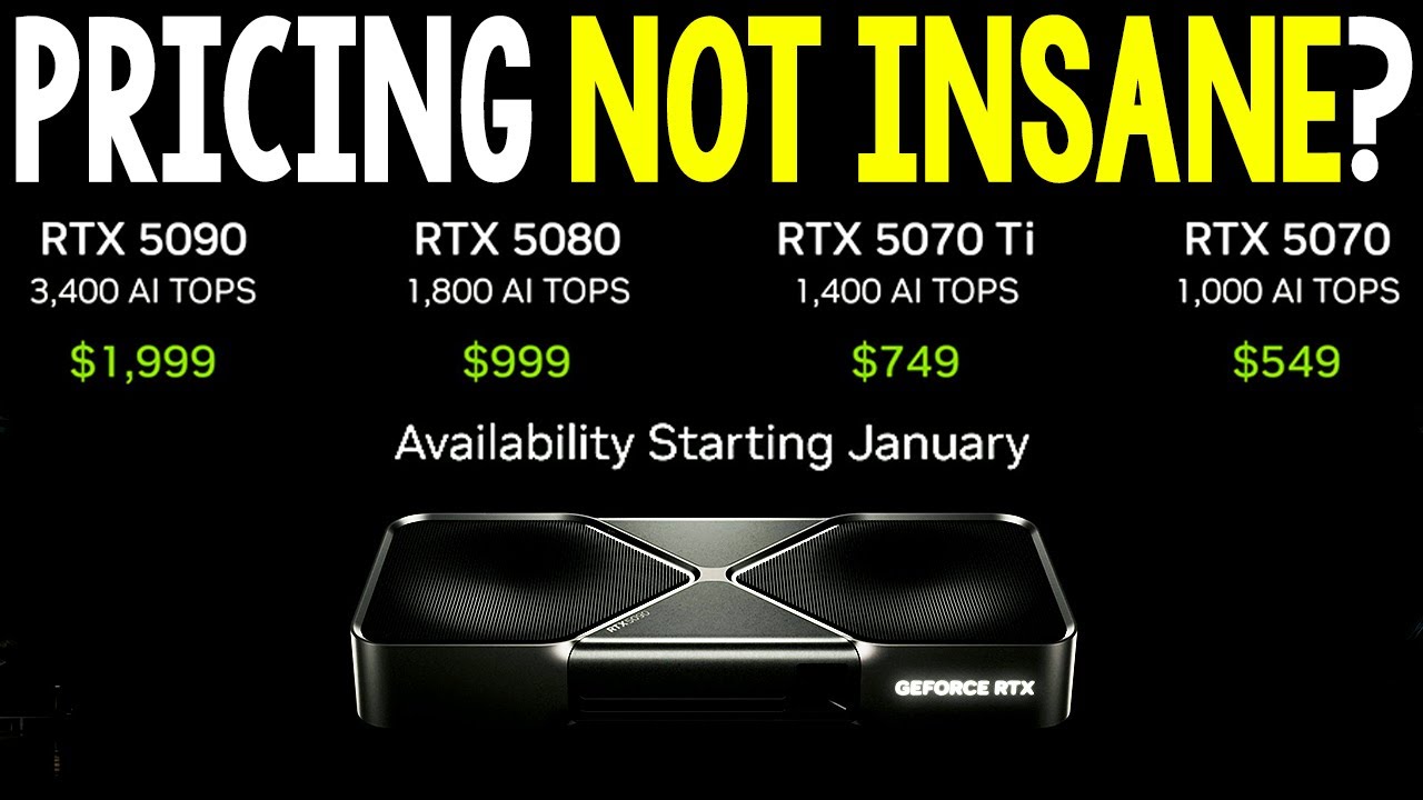 RTX 5000 Series FINALLY Revealed - The Pricing IS NOT INSANE?!? - YouTube