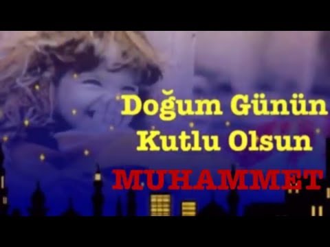 MUHAMMET İyi ki Doğdun :) 3.VERSİYON Komik Doğum günü Mesajı, DOĞUMGÜNÜ VİDEOSU Made in Turkey :) 🎂