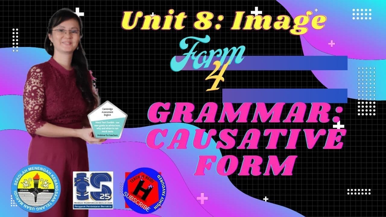 🔴 [LIVE] #ENGLISH #FORM 4 #FULLBLAST #KSSMFORM 4 Unit 8 IMAGE , Grammar ...