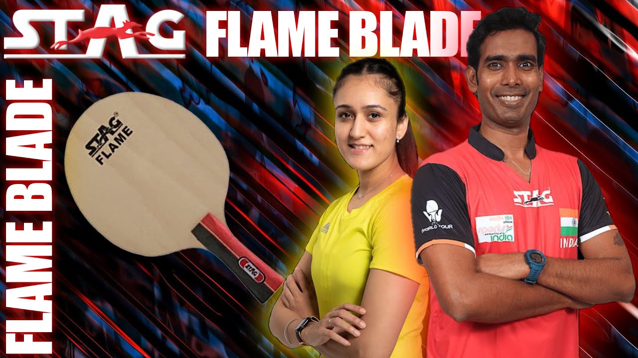 Stag Flame Table Tennis Blade - YouTube