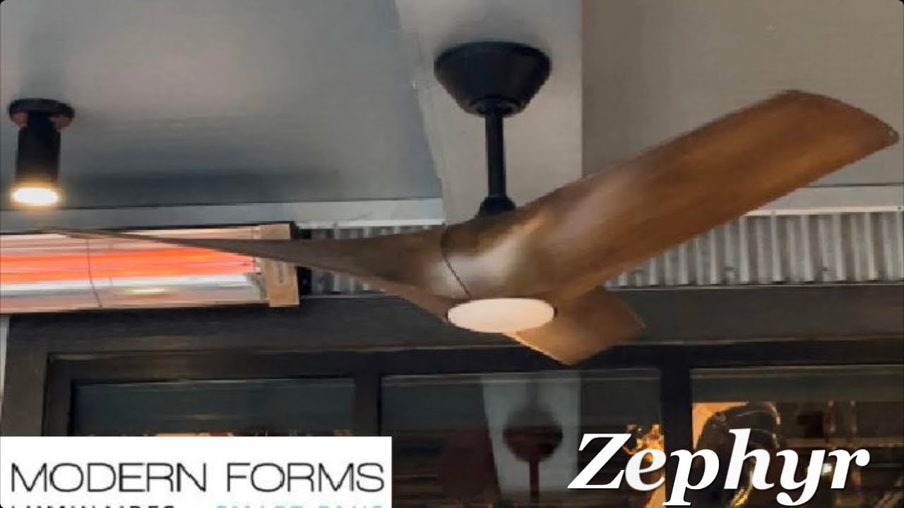 52” Modern Forms Zephyr ceiling fans - YouTube