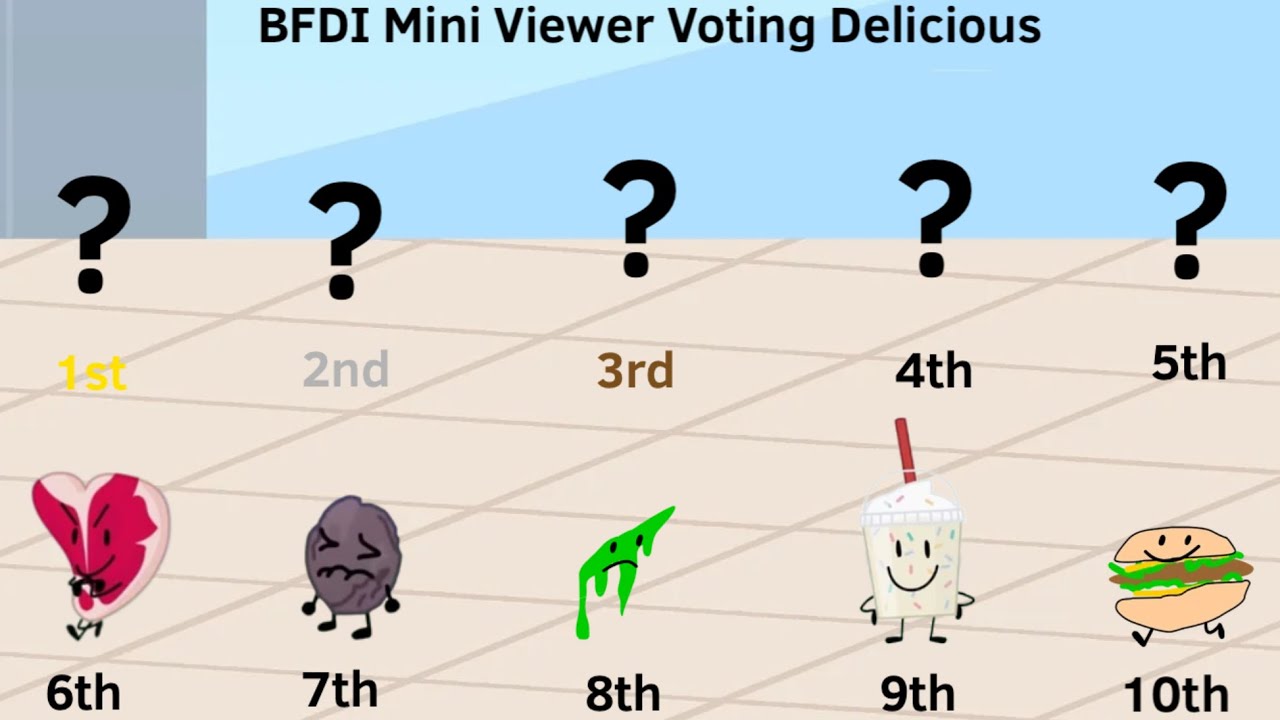 BFDI MINI VIEWER VOTING DELICIOUS EPISODE 6 - YouTube