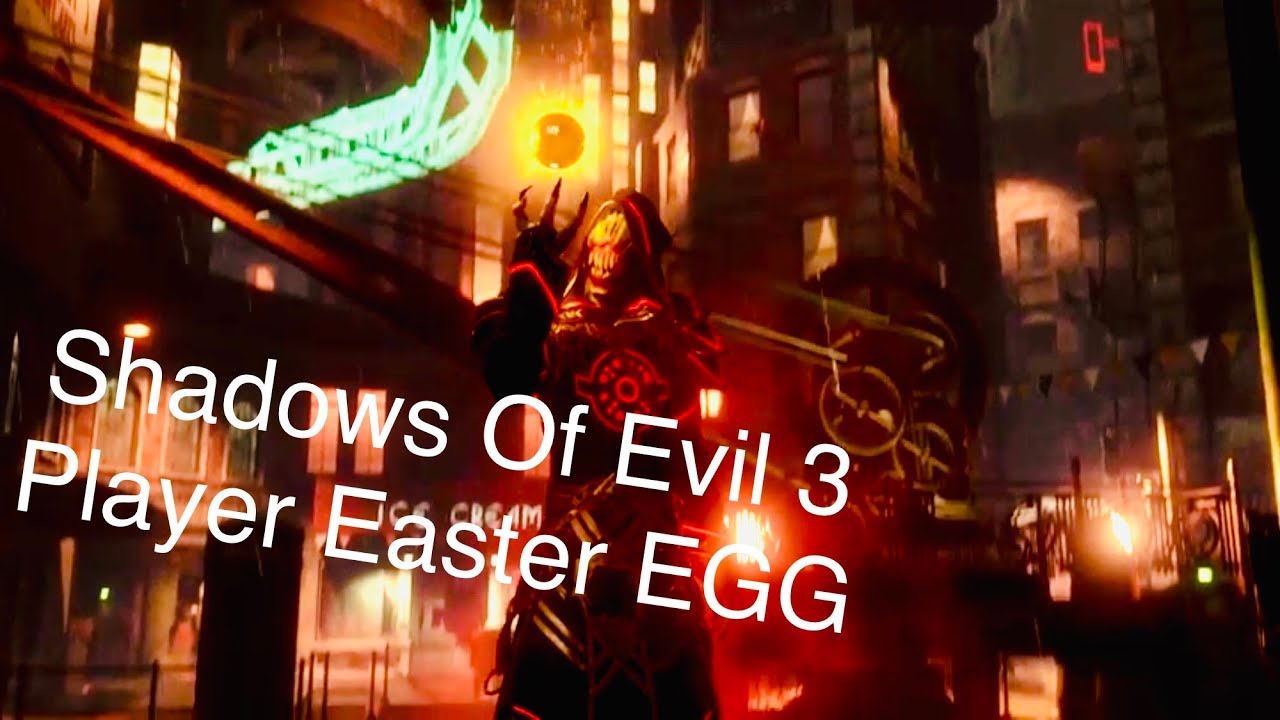 Shadows Of Evil Easter Egg Completed | With Only 3 People On Final Step ...