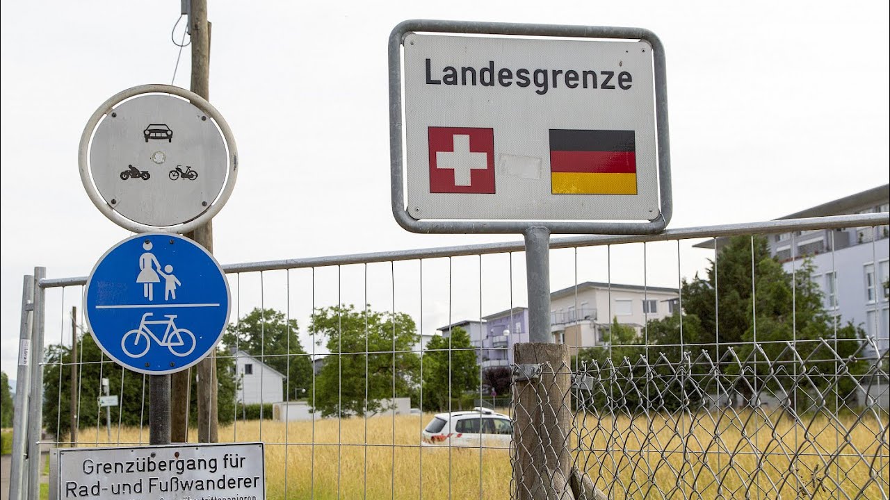 Driving from the Swiss border Basel and the expressway - YouTube