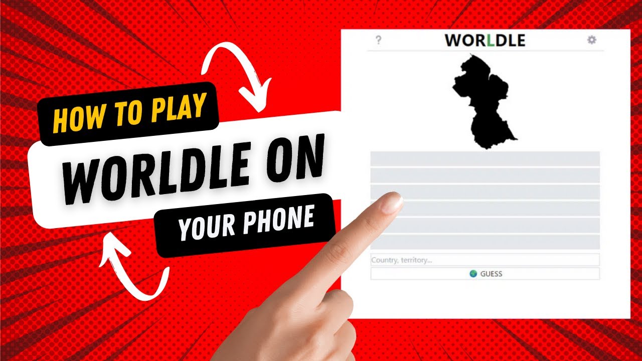 What is Worldle and How to Play Worldle on your Phone - YouTube