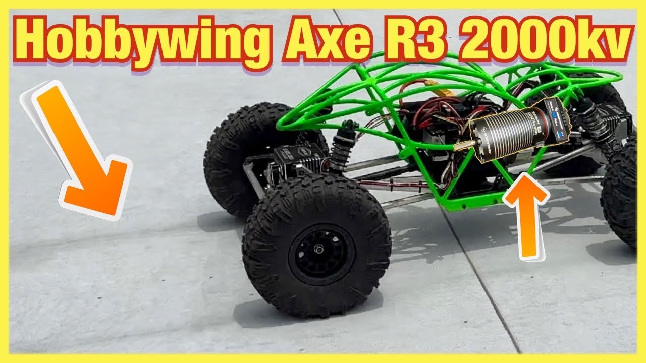 Hobbywing Axe R3 20lb Bouncer Time - YouTube