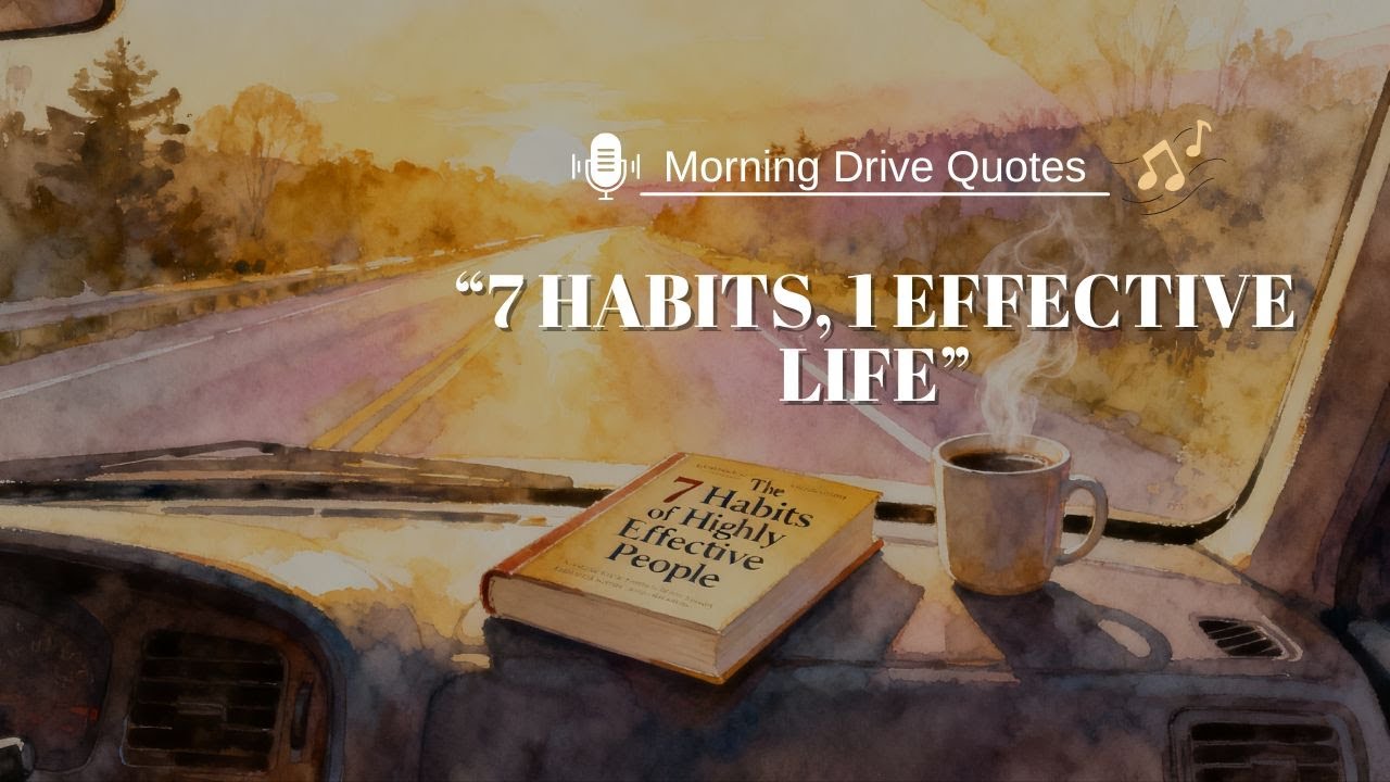 Morning Drive Quotes ☀️ The 7 Habits of Highly Effective People - YouTube
