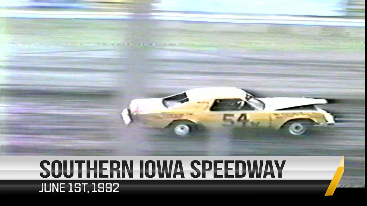Street Stock Racing at Southern Iowa Speedway | January 7th, 1992 - YouTube