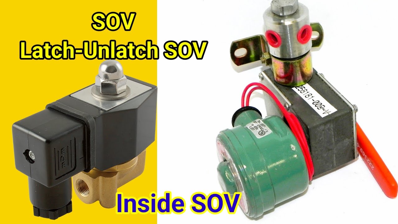 Latch/Unlatch SOV | On-OFF Valve | Inside SOV - YouTube