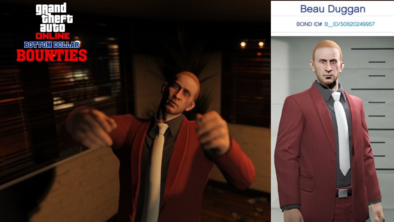 GTA Online : Bottom Dollar Bounties Beau Duggan - YouTube