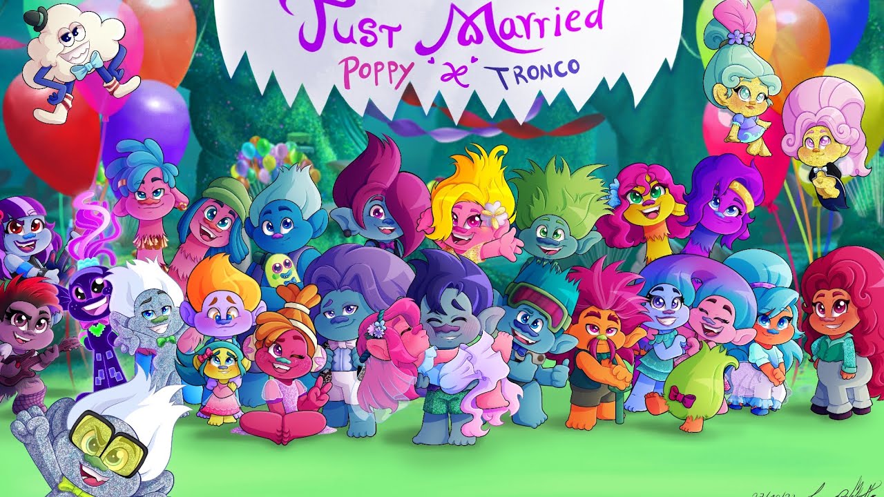 Broppy trolls fanart / casamento Broppy / #broppy #casamentobroppy # ...