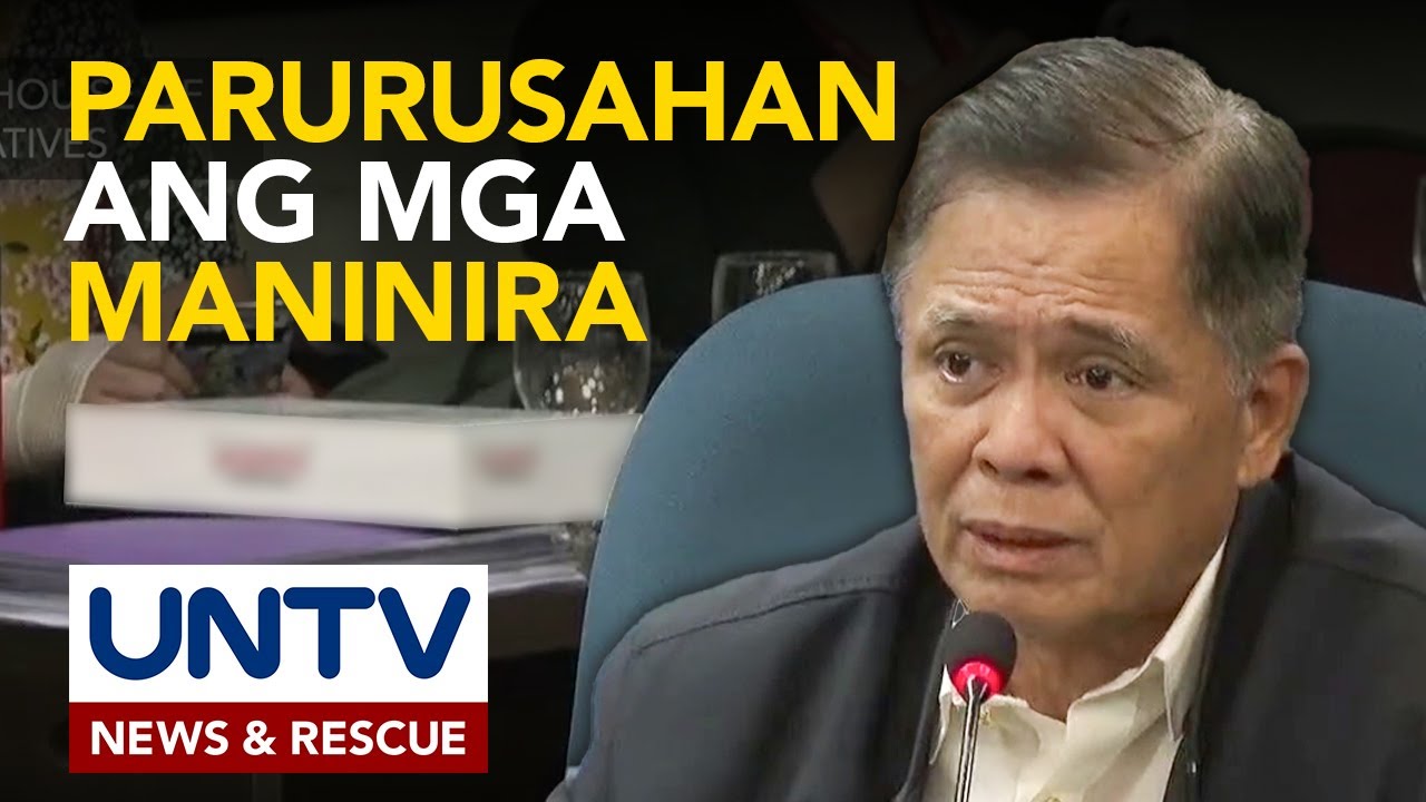Mga maninira sa Kamara, posibleng ipa-contempt at idetine sa Kamara ...