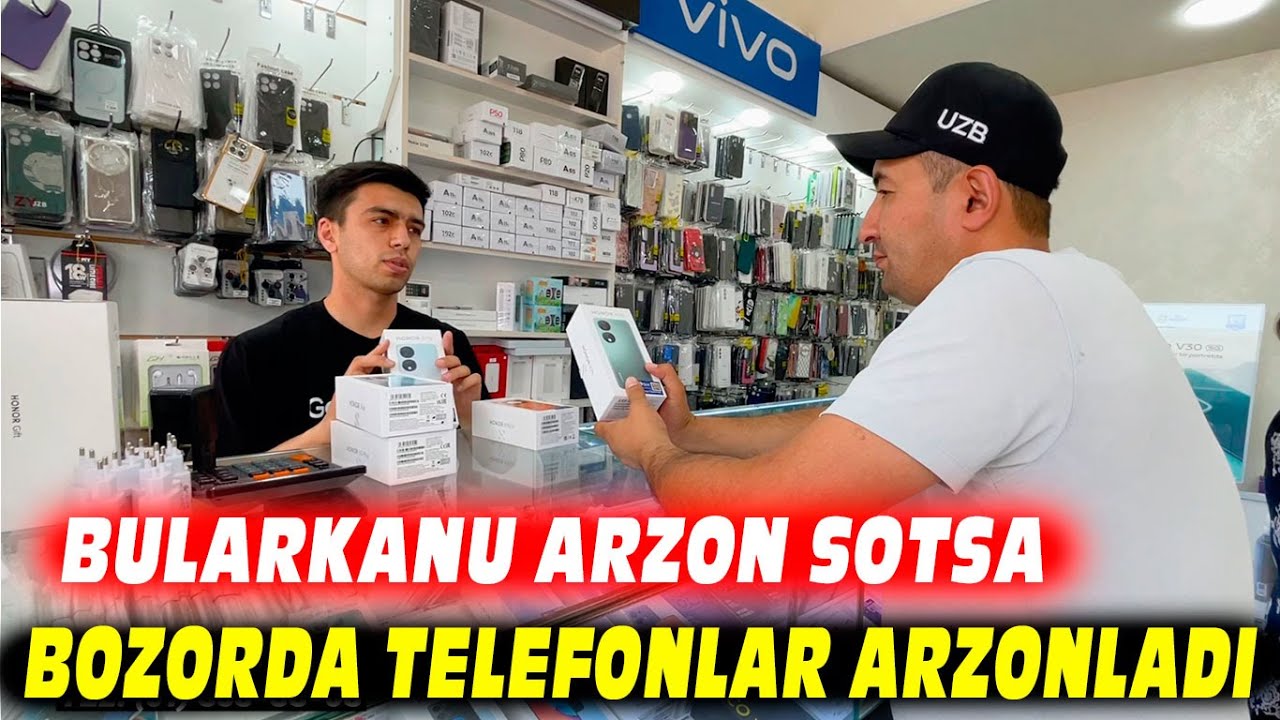 Telefonlar arzonladi Telefon narxi Mobile Urgench - YouTube