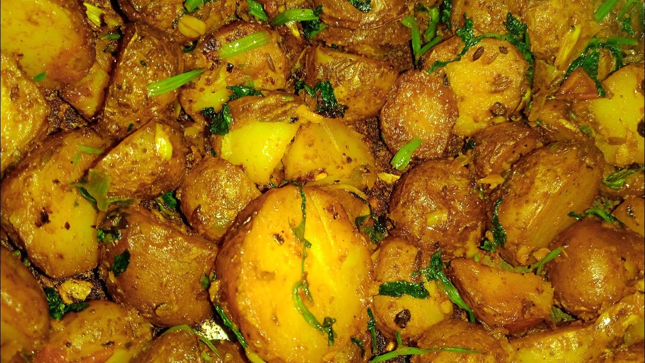 Mini aalo fry recipe at home by Madhu's - YouTube