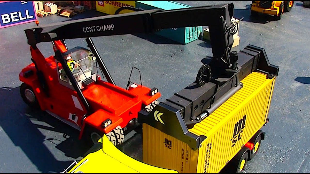 BEST OF RC TRUCK ACTION I RC TRUCK MEETING I RC CONTAINER LOADER I MAN ...