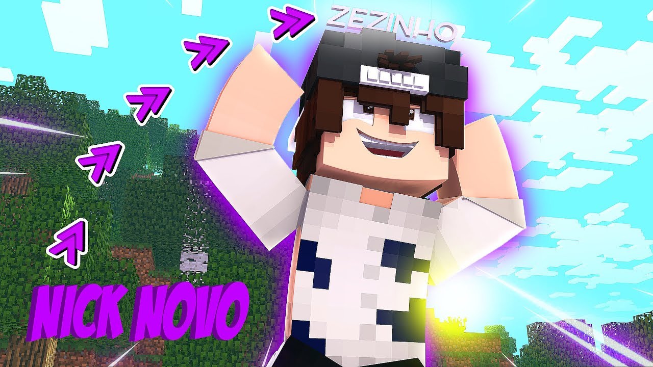 MUDEI MEU NICK!! (Minecraft) - YouTube