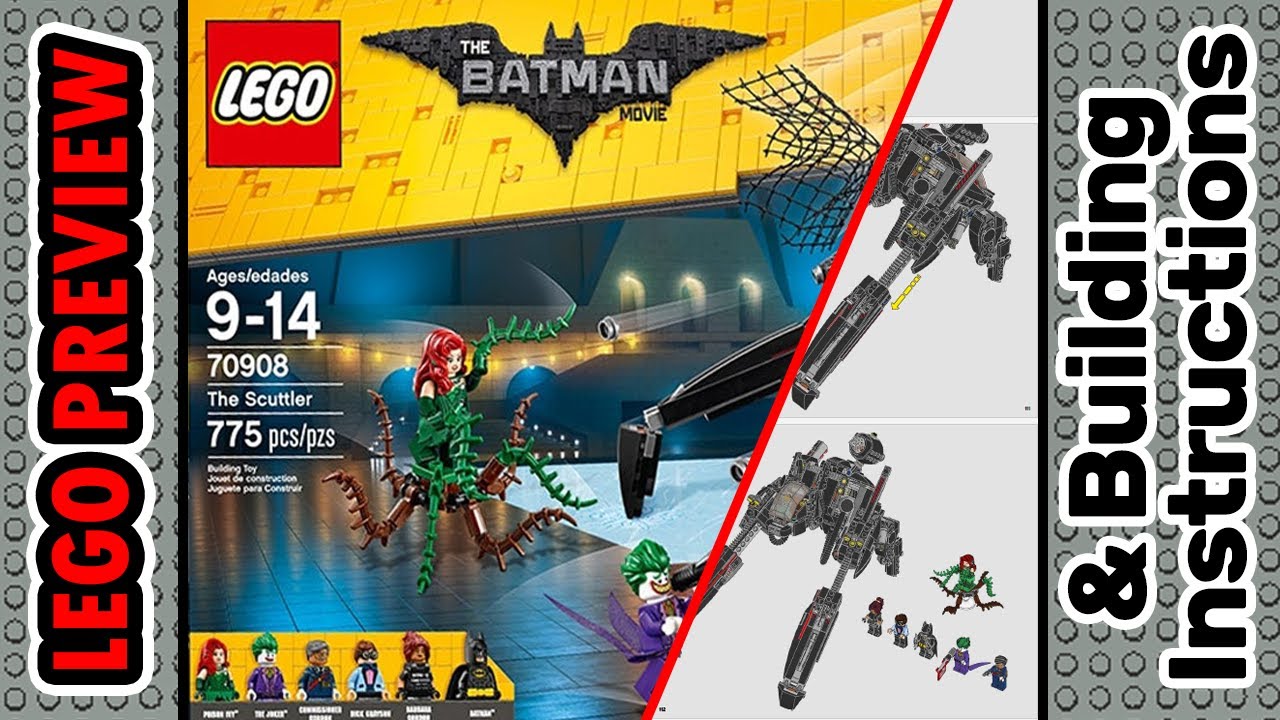 PREVIEW: 70908, LEGO BATMAN, The Scuttler & Building Instructions! LEGO ...