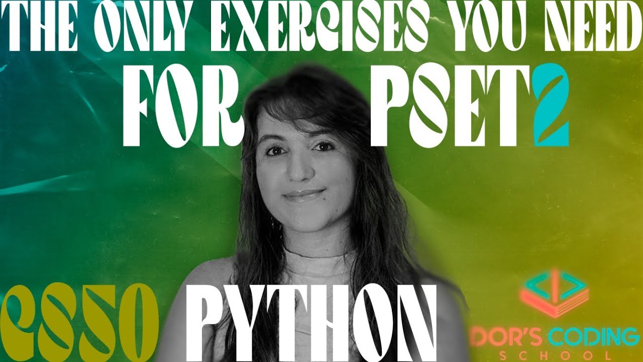 THE ONLY EXERCISES YOU NEED FOR PSET 2: LOOPS - CS50 PYTHON - YouTube