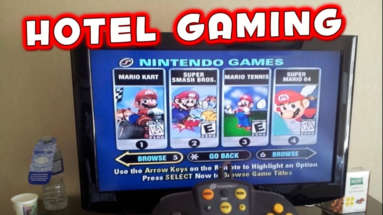 Hotel Gaming - Trying to Play Super Mario Bros. at our Hotel - The ...