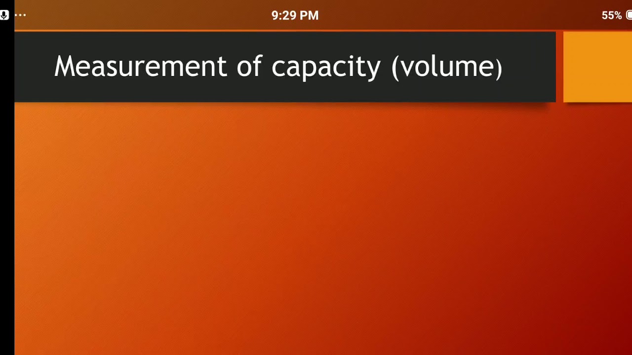 Class-5 |Measurement of capacity| part 3 - YouTube