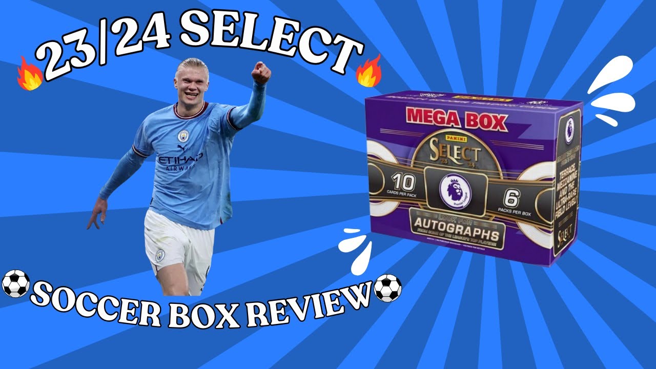 2023-24 Panini Select EPL Mega Box Retail Soccer Review - YouTube