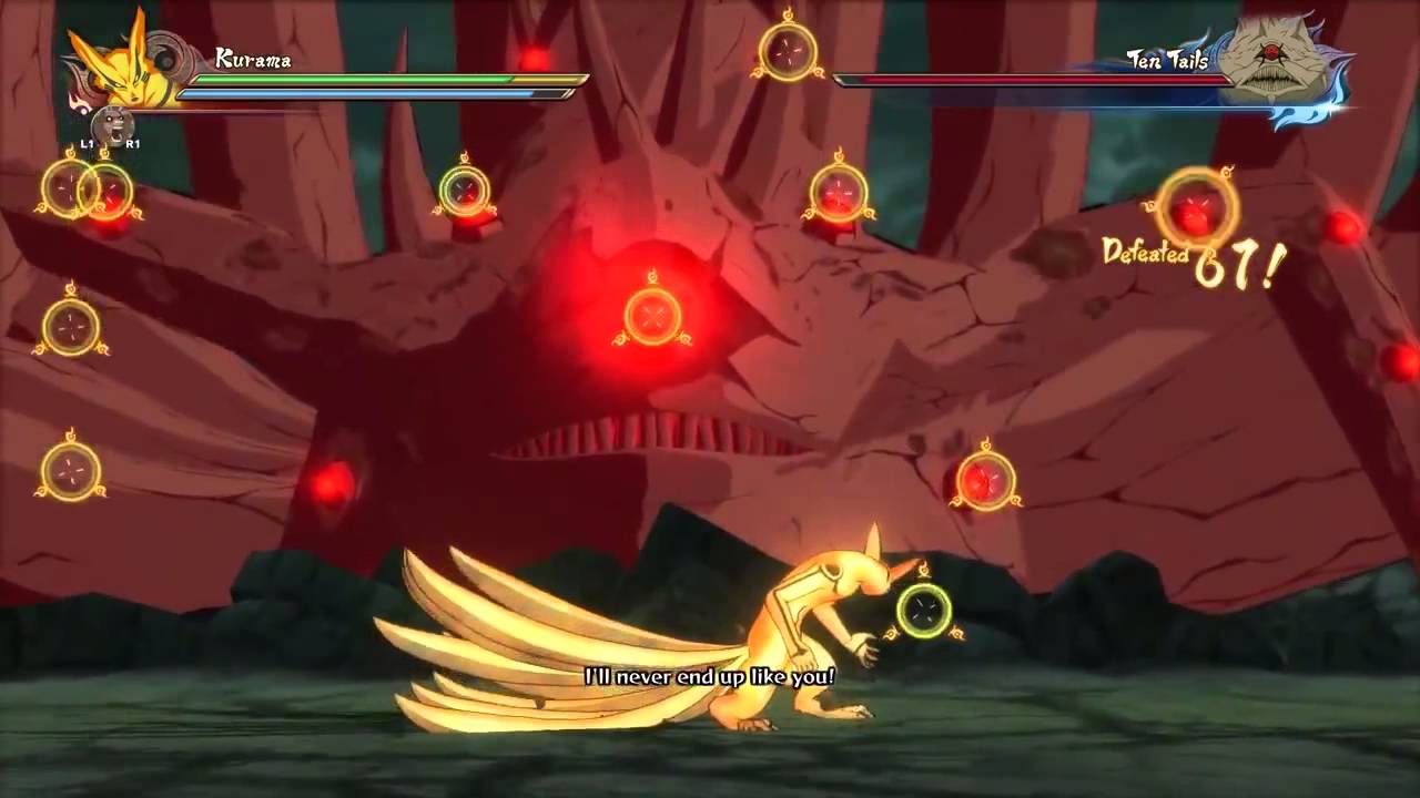 Naruto Shippuden Ultimate Ninja Storm 4 Boss Battle: Kurama vs Ten ...