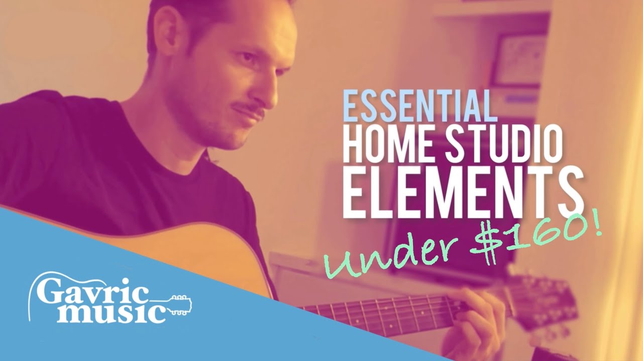 Build Your Own Music Studio Under $160! (Essential Equipment to Start ...