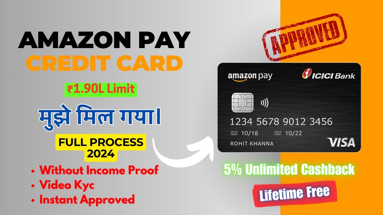 Amazon Pay Credit Card - After Approval with ₹1,90,000 | ICICI Bank # ...