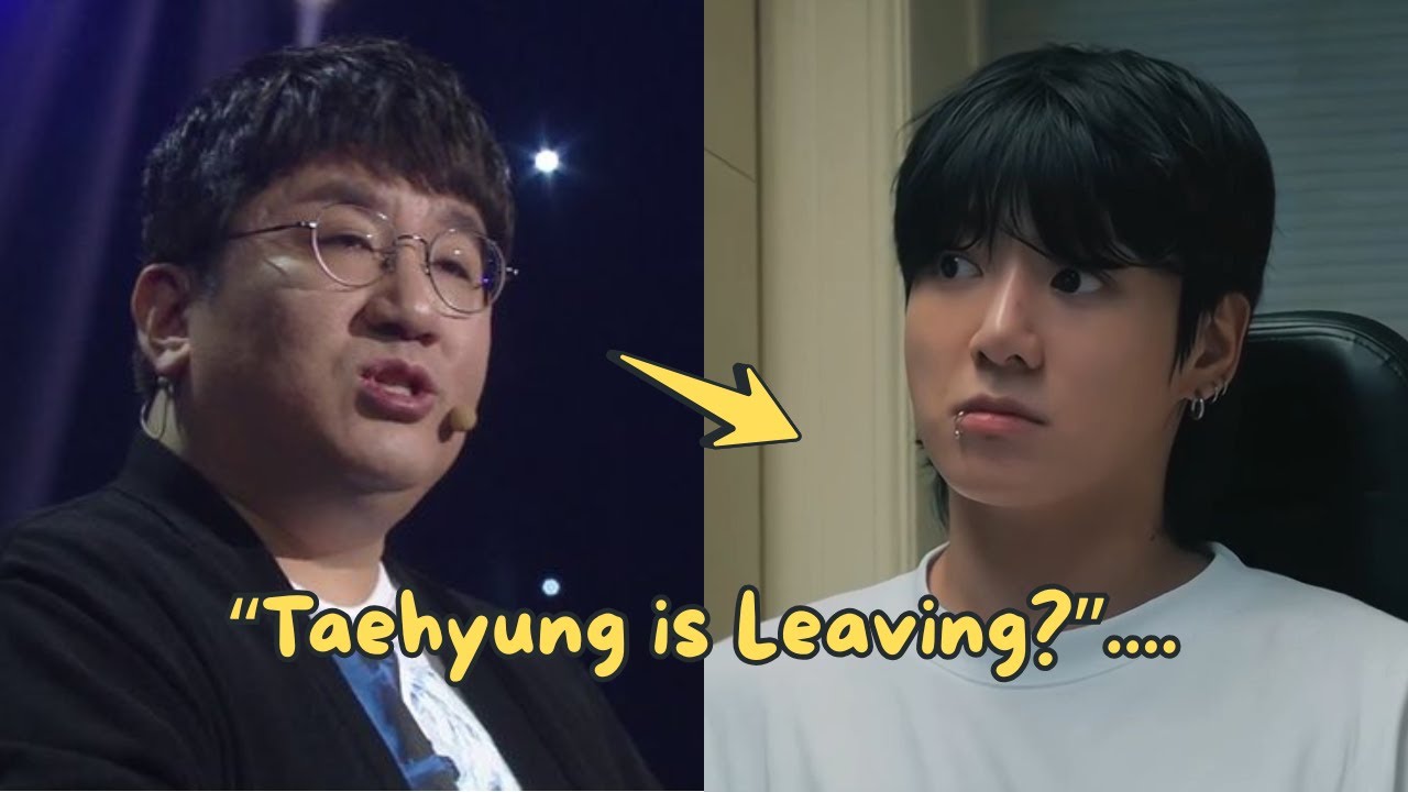 Bang Si Hyuk Finally Speaks About Taehyung! Is Jungkook Furious? What ...