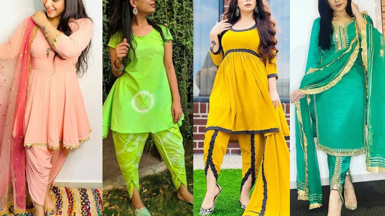 Tulip salwar suit designs 2024 || Trendy salwar suit design #salwarsuit ...