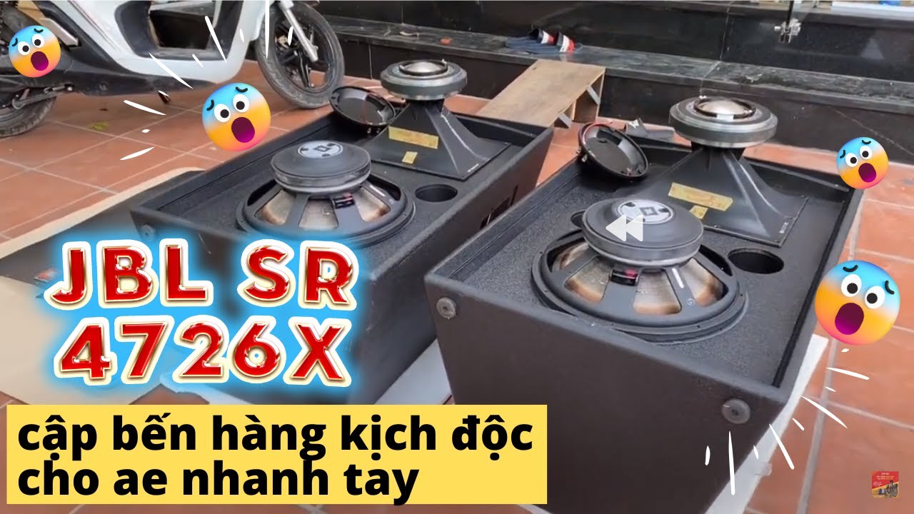 Loa JBL sr 4726x đi tìm đối thủ thiếu thùng xốp series liền kề xịn ll ...