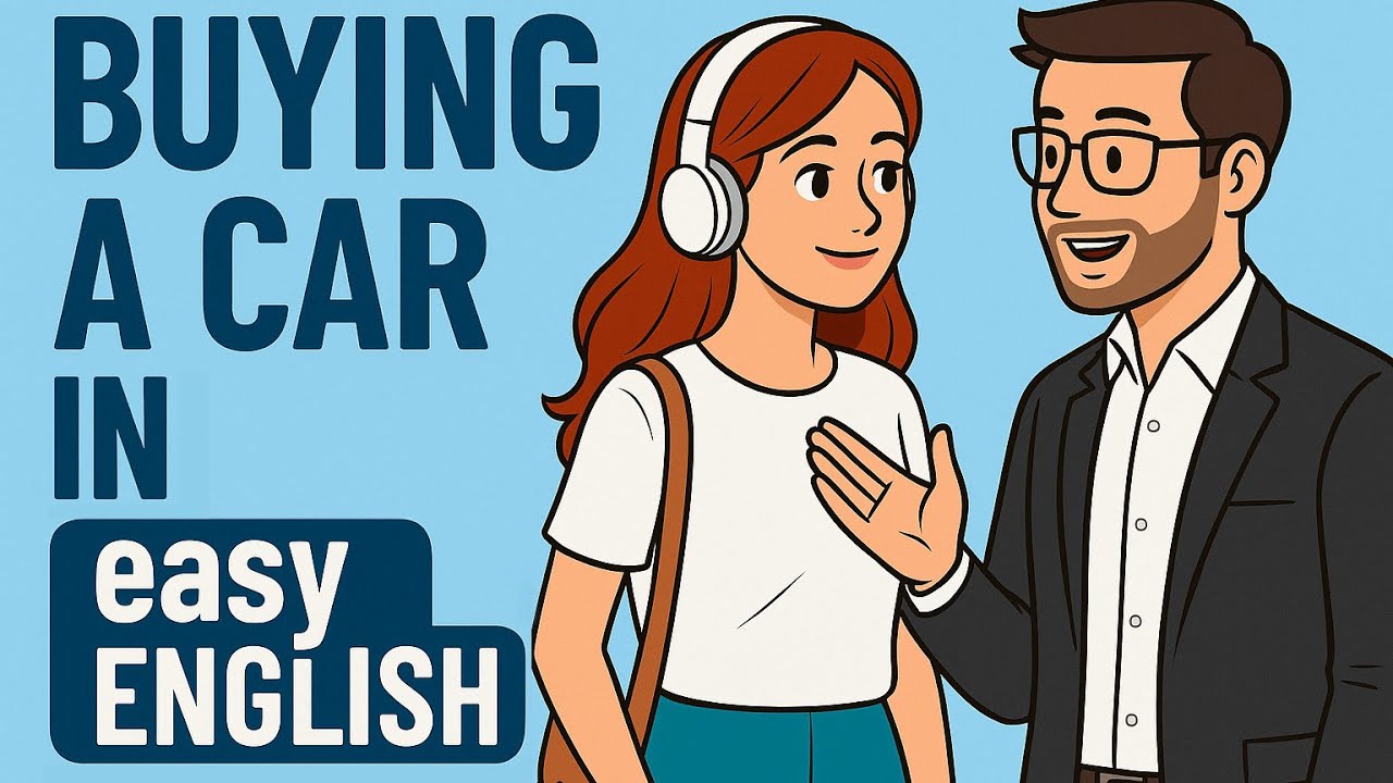 40 Native Phrases vs Learner English | Buying a car in easy English ...
