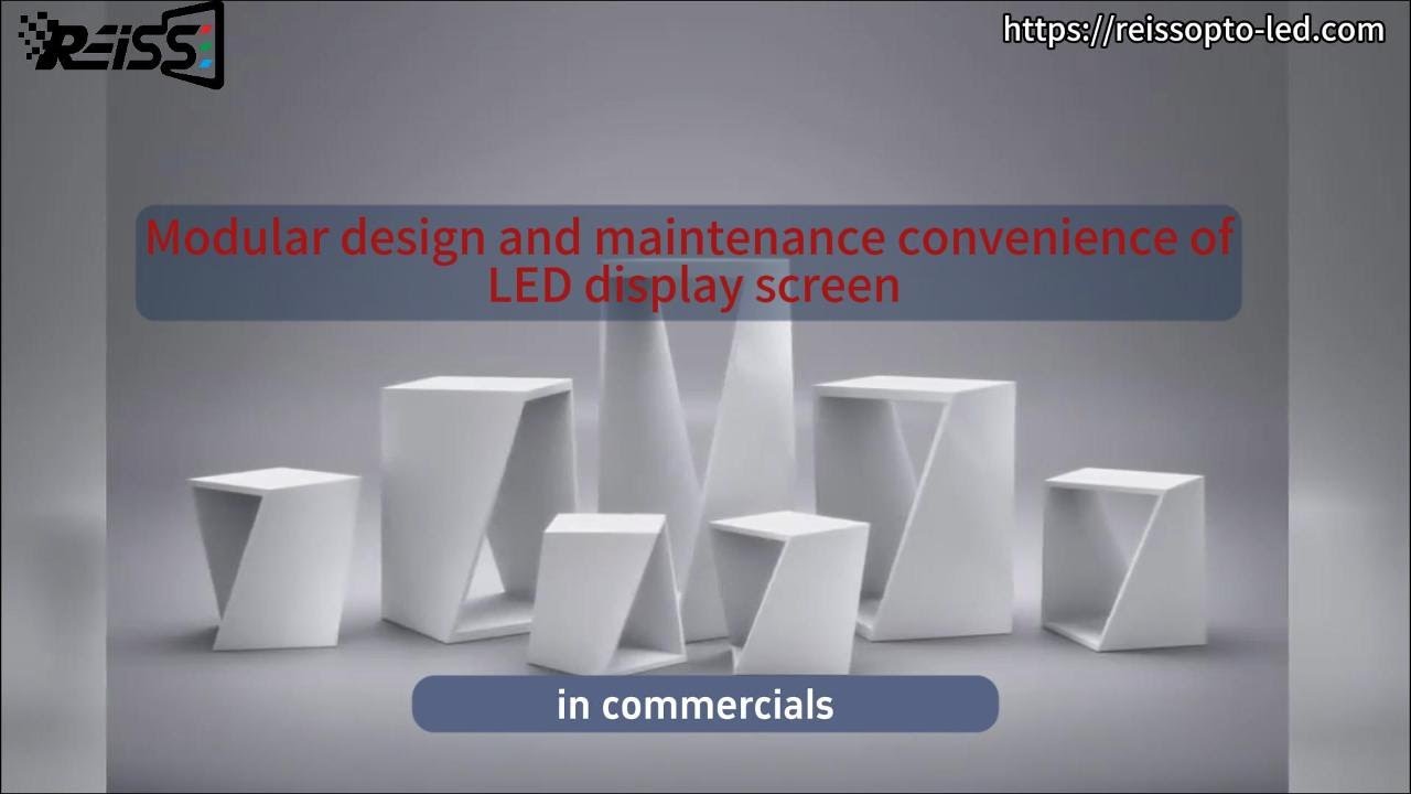Modular design and maintenance convenience of LED display screen（18 ...