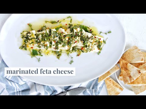 Marinated Feta Cheese Appetizer - Homebody Eats