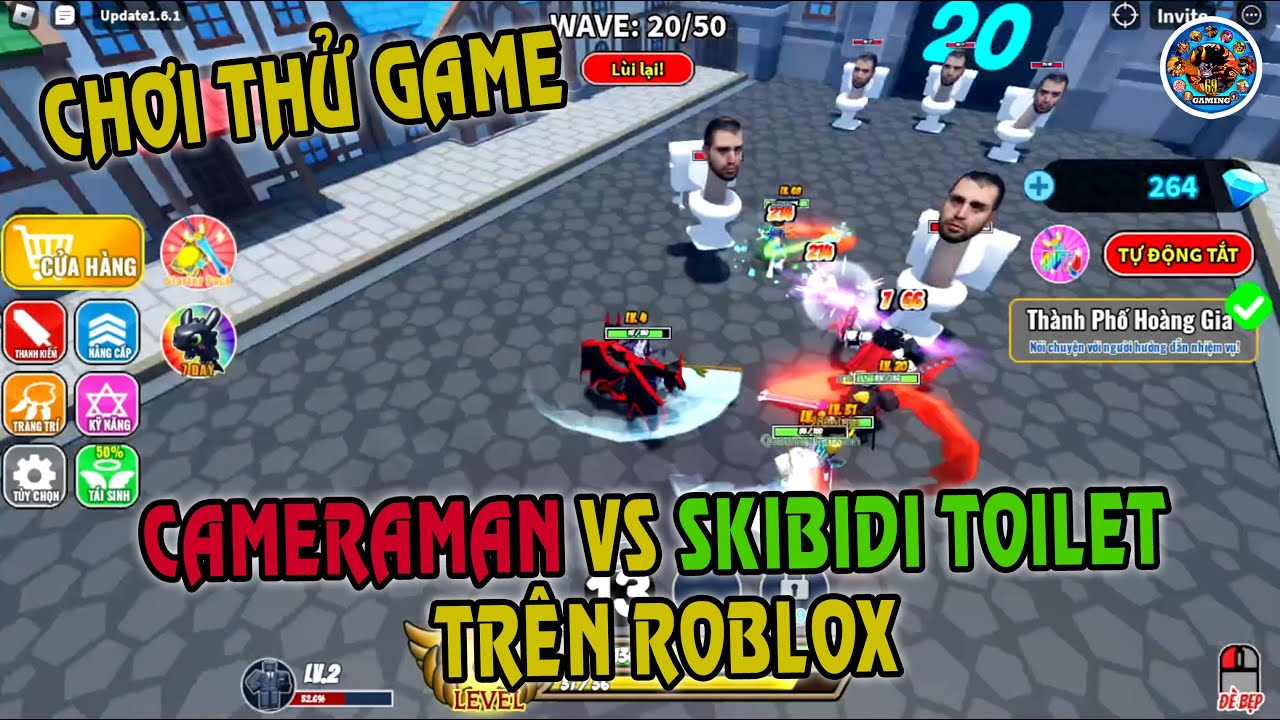 CHƠI THỬ GAME ANH TOILET SKABI SWORD WARRIOR FULL CODE | 69 GAMING ...