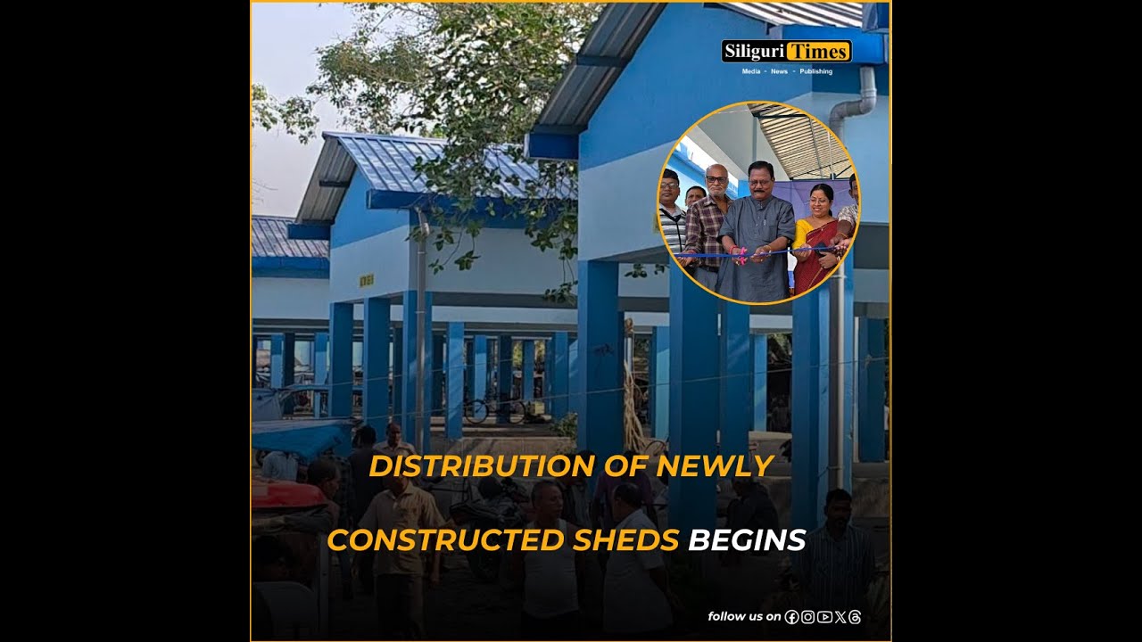 Distribution of newly constructed sheds begins at Belakoba's Battala ...