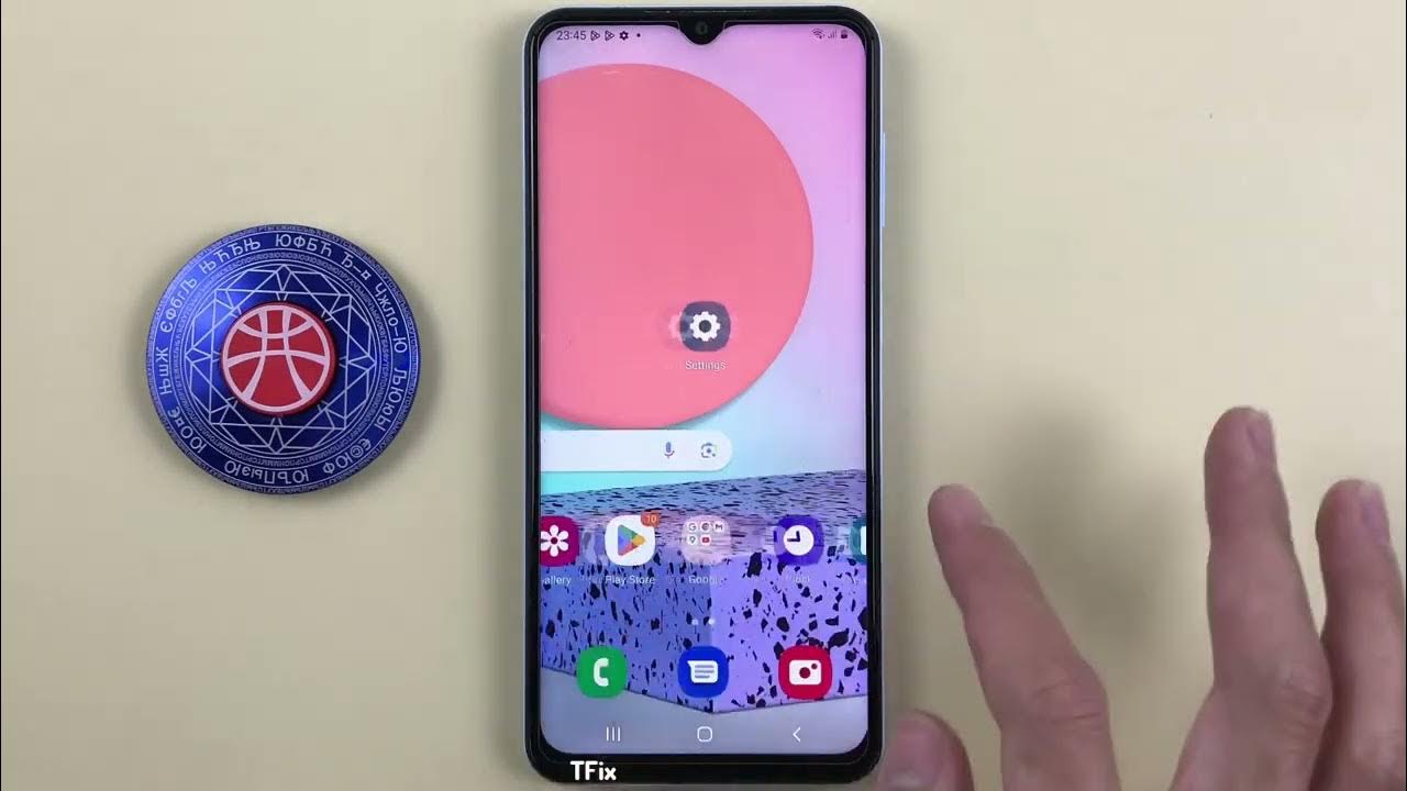 How to enlarge the keyboard font size on Samsung A13 Android 12 - YouTube