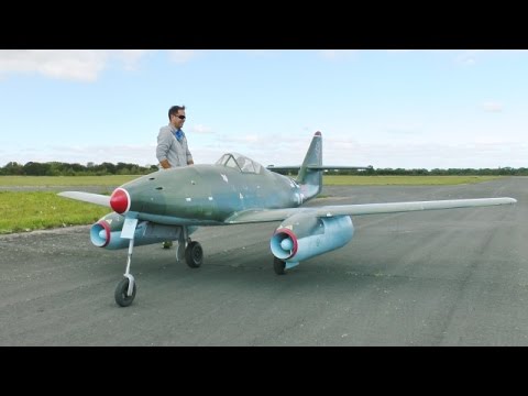 ② GIANT 1/3 SCALE RC MESSERSCHMITT ME 262 JET FIGHTER - ALI MACHINCHY ...