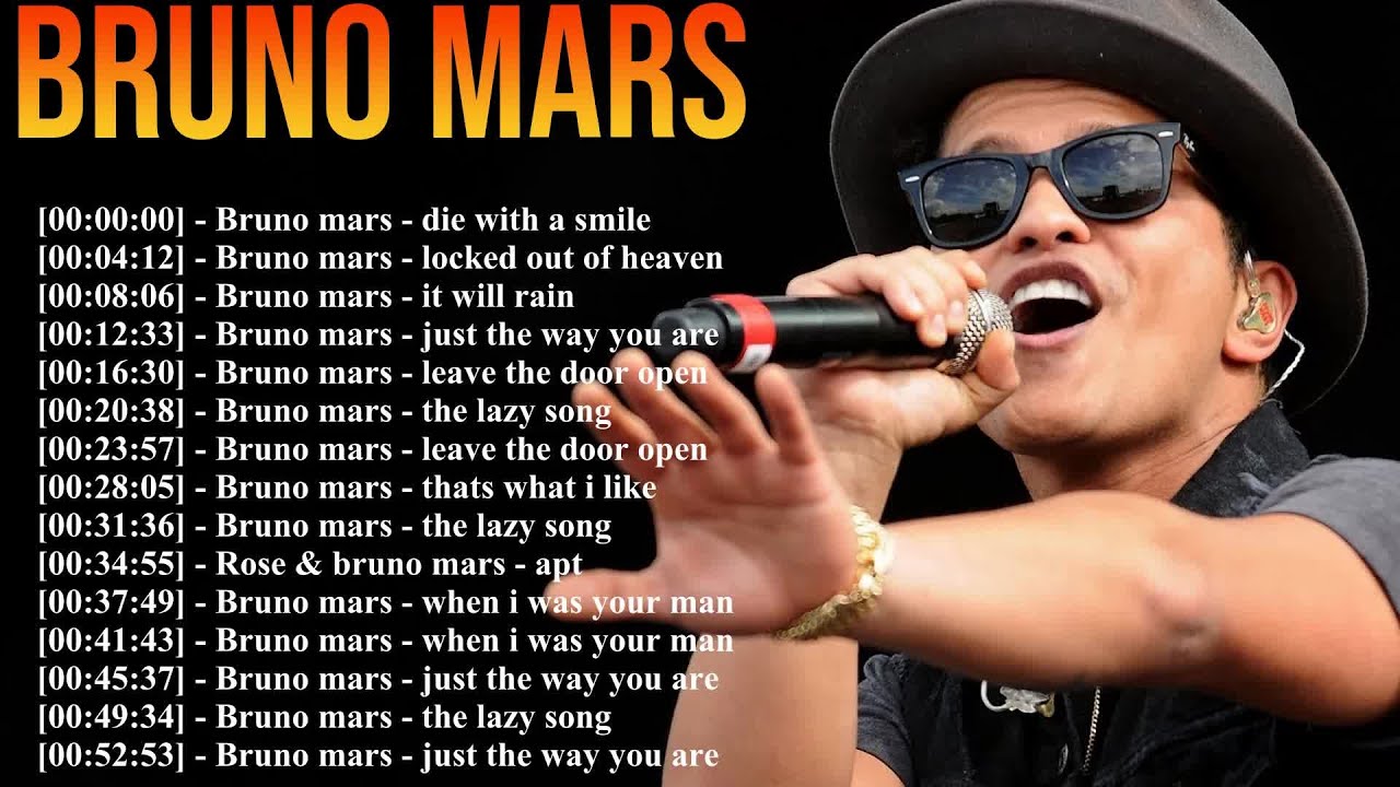 Bruno Mars – Sad love songs for quiet nights alone thinking of what ...