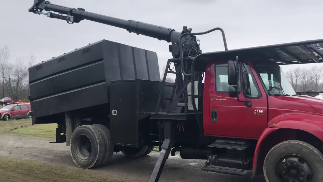 Forestry bucket truck for sale - YouTube